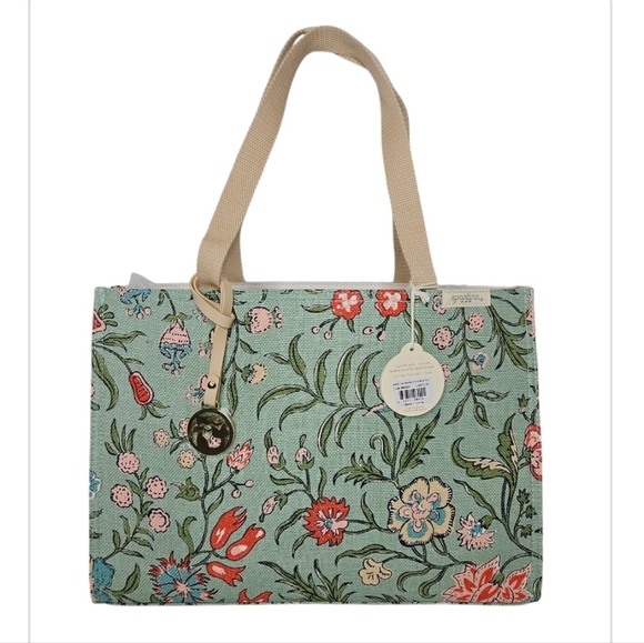 Spartina 449 | Bags | Spartina 449 Market Tote Hamilton Floral Block ...
